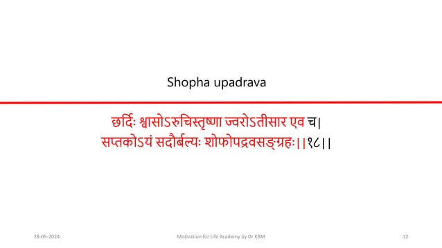 Charaka Samhita Sutra Sthana Chapter 18 Trishothiyaadhyaya | PPT