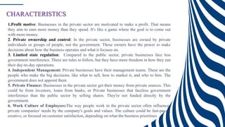 PRIVATE SECTOR growth & development presentation | PPTX