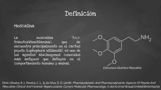 Mescalina Revisión / Características Químicas / Farmacología / Usos ...