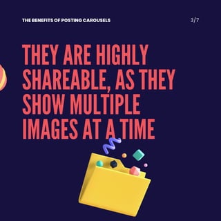 18 - Benefits of posting the carousels - Markifyup | PDF