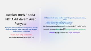 Memantapkan Binaan/Rumus Kata Kerja Transitif | PPTX