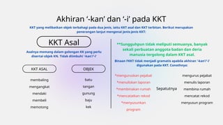 Memantapkan Binaan/Rumus Kata Kerja Transitif | PPTX