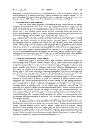 Exploration of factors affecting changes in student learning behavior ...