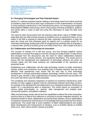OPTIMIZING PREDICTIVE MAINTENANCE IN MINING: HARNESSING INDUSTRY 4.0 ...