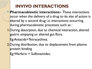 DRUG INTERACTIONSjfjrjfhrhdbfbfbfhfhdbuh | PPTX