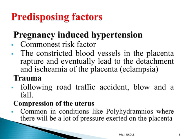 18. APH - PLACENTA ABRUPTIO, placenta abruption definition, sign and ...