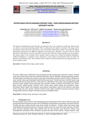 18-27+SISTEM+PAKAR+UNTUK+DIAGNOSA+PENYAKIT+PARU+-+PARU+MENGGUNAKAN ...