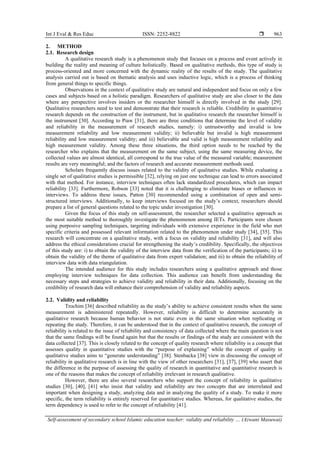 Self-assessment of secondary school Islamic education teacher: validity ...