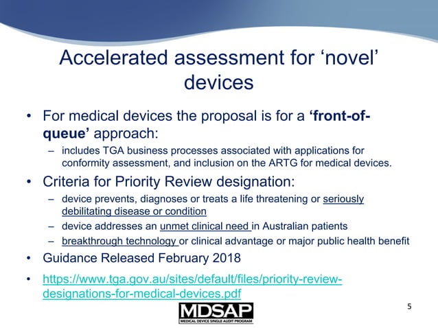 Recent and upcoming regulatory changes-TGA | PDF