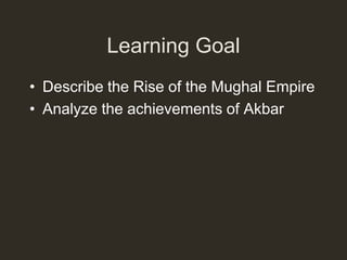 18.3 the mughal empire in india | PPT