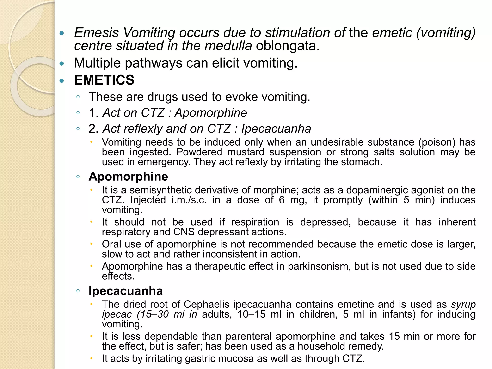 Antiemetic Drugs | PPTX