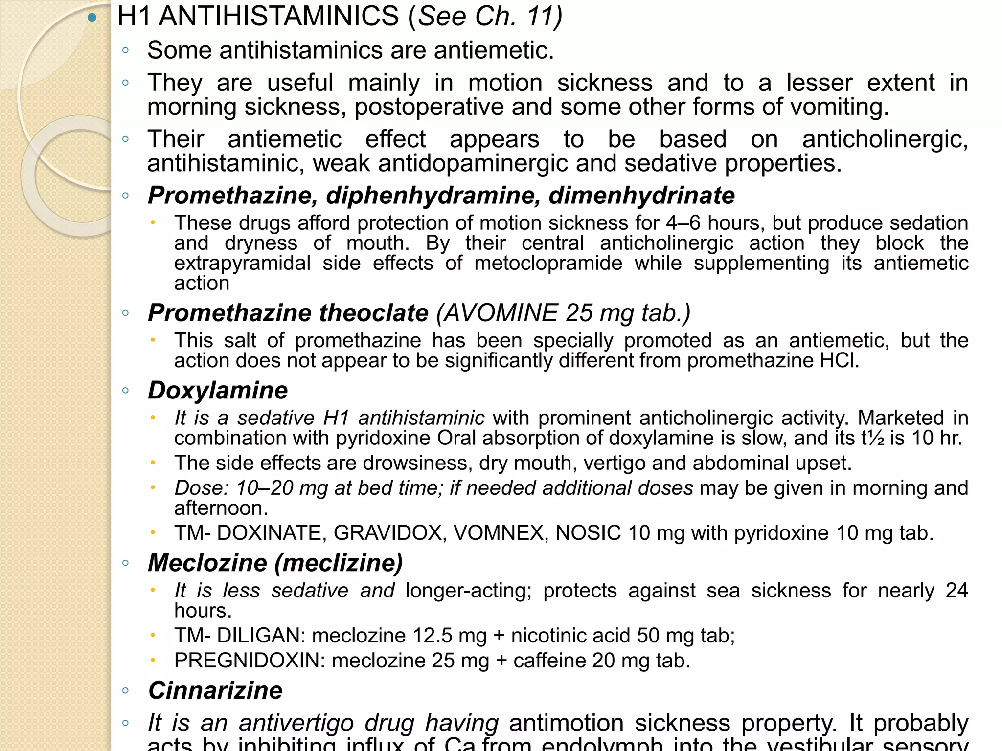 Antiemetic Drugs | PPTX