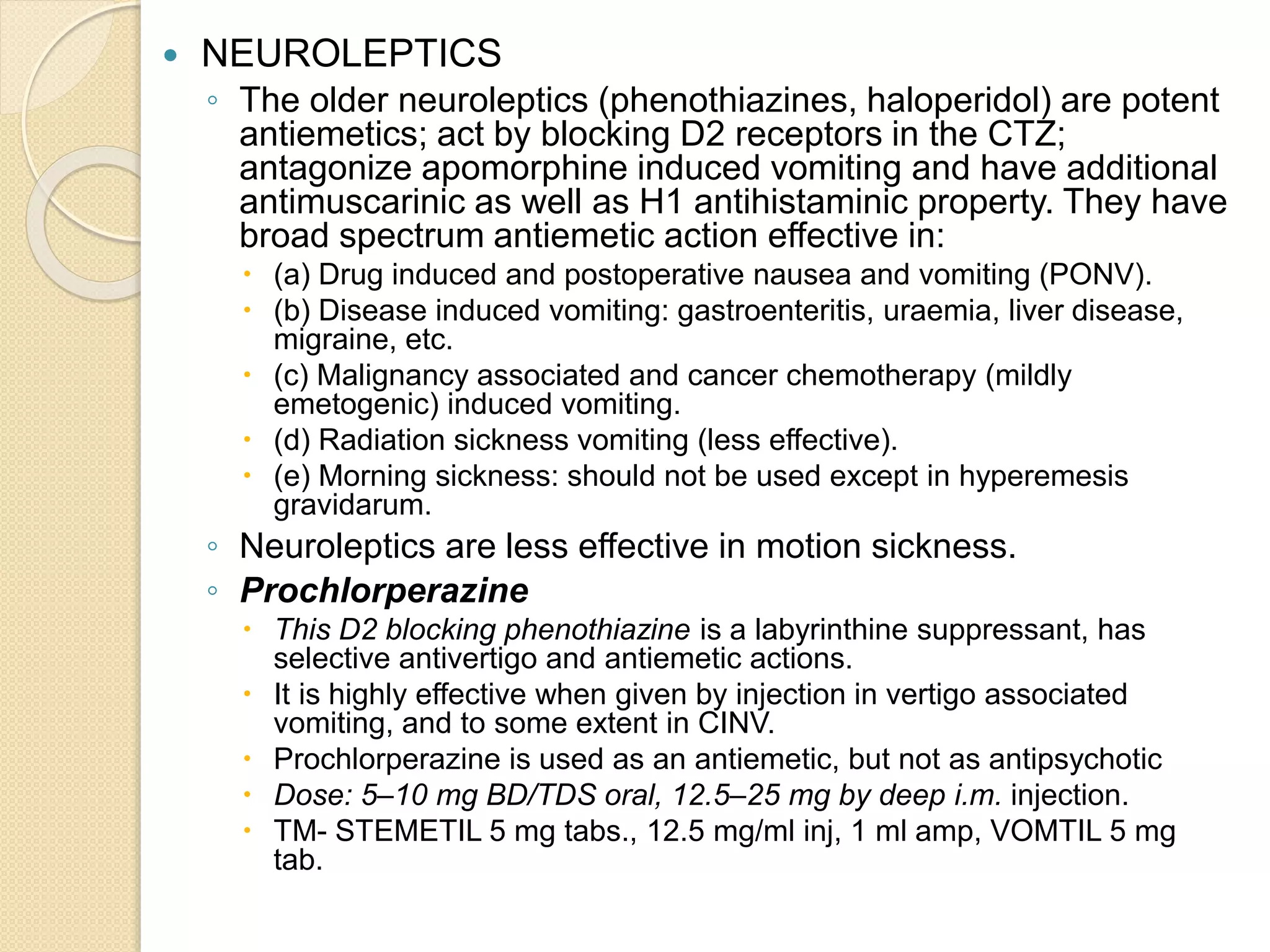 Antiemetic Drugs | PPTX