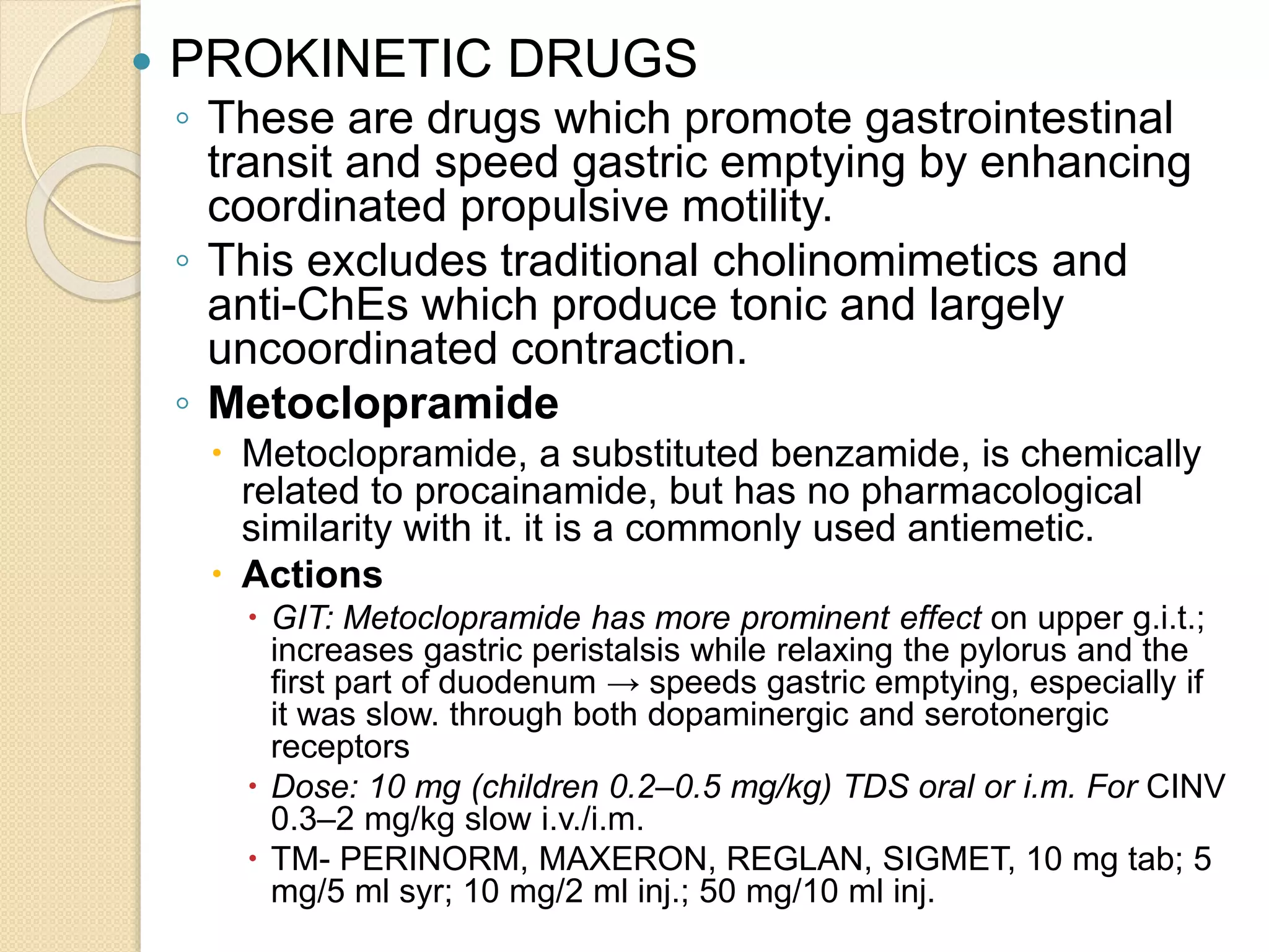 Antiemetic Drugs | PPTX