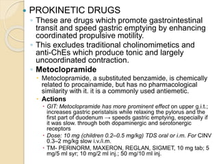 Antiemetic Drugs | PPTX