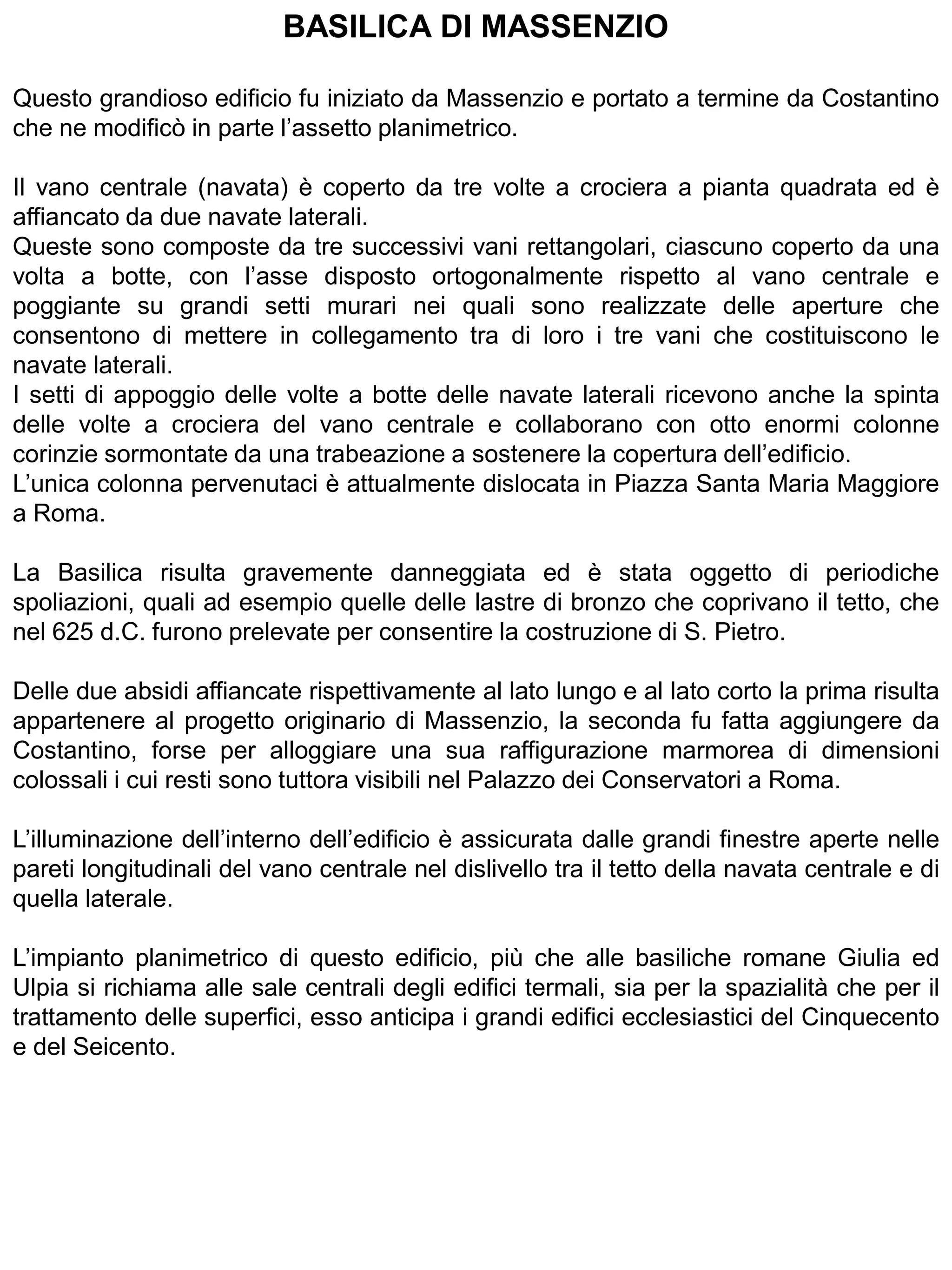 18. Architettura romana - La Basilica | PDF