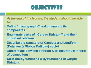 18-BASAL GANGLIA.pptxffffffffffffffffffffff | PPTX