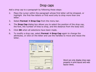 Bullets and Styles | PPT