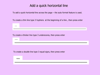 Bullets and Styles | PPT