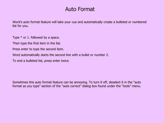 Bullets and Styles | PPT | Desktop Publishing | Computer Software and Applications