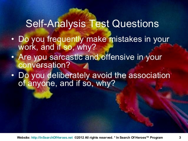 Self analysis Is A Critical Part Of Success self-analysis-is-a-critical-part-of-success