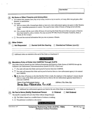 Restraining order issued against Fred Khalilian by Monster Inc. | PDF