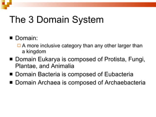 18 Classification | PPT | Biological Sciences | Science