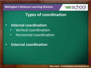 Art of Co-ordination - Management Principles | PPT