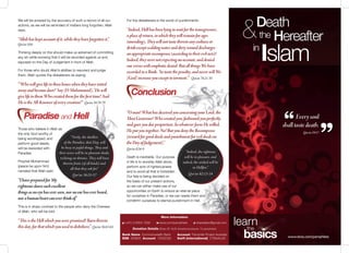 Death & Hereafter in Islam | PDF