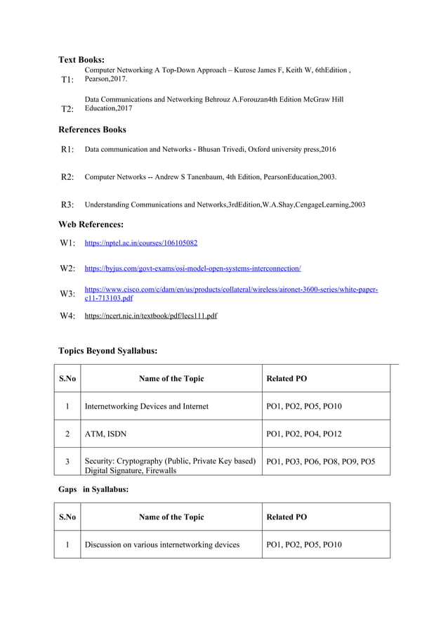 COMPUTER NETWORKS LESSON PLAN (how to make lesson plan) | PDF