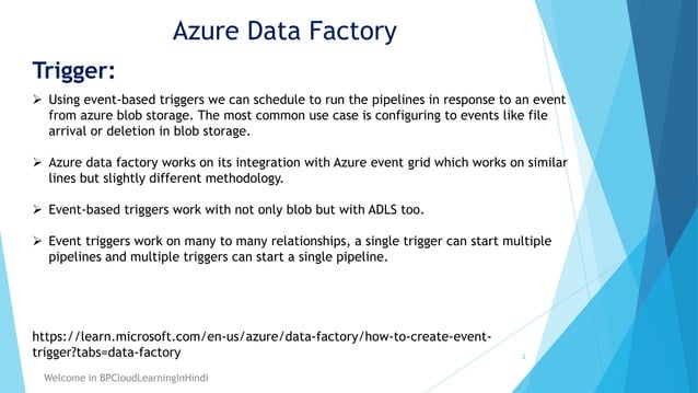 18 Event Based Trigger In Azure Data Factorypptx