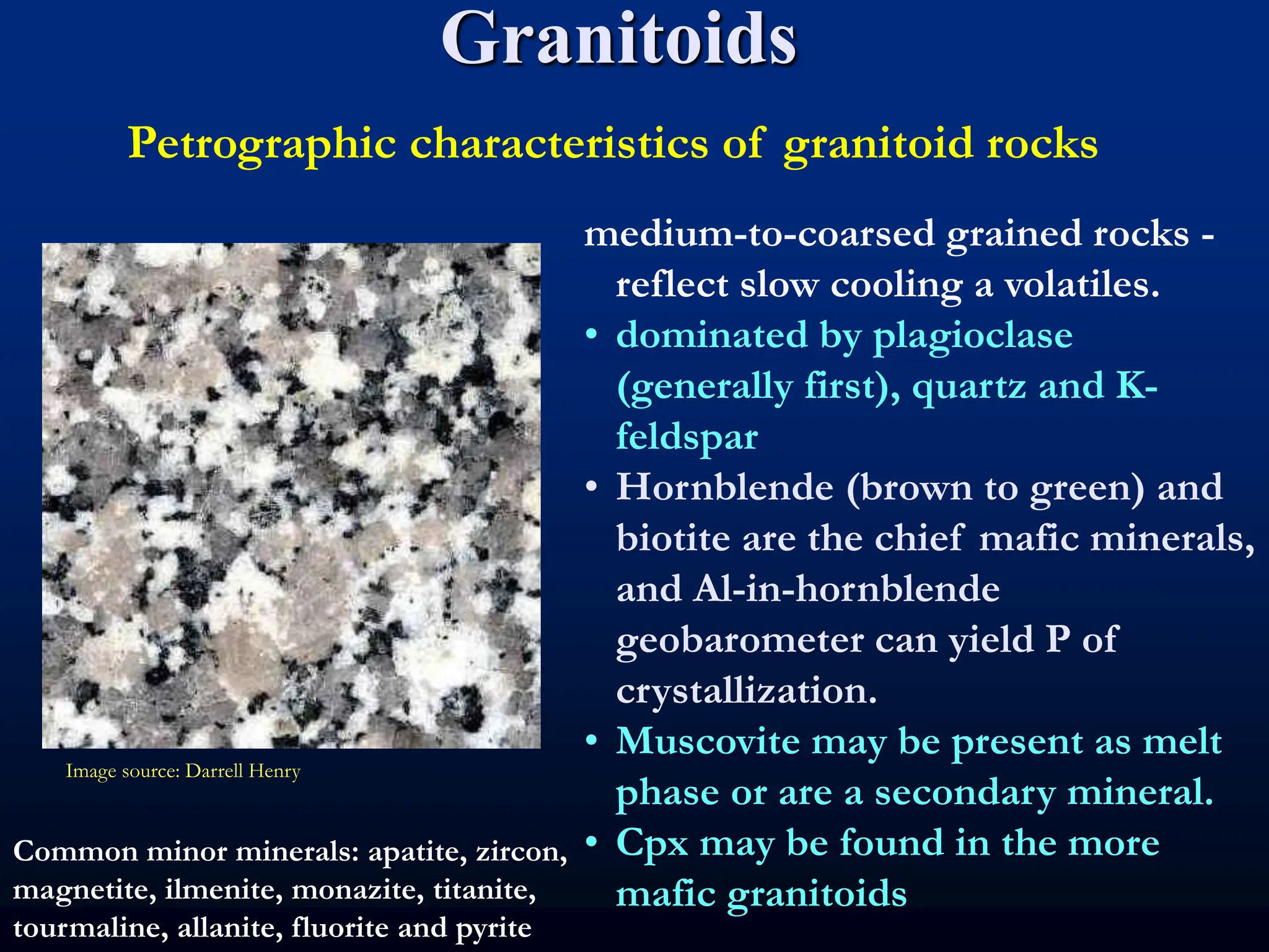 ChatGPT "Granitoids" includes diverse felsic intrusive rocks | PPT