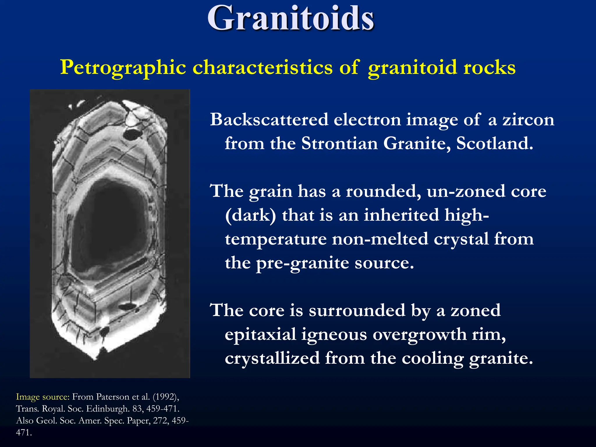 ChatGPT "Granitoids" includes diverse felsic intrusive rocks | PPT