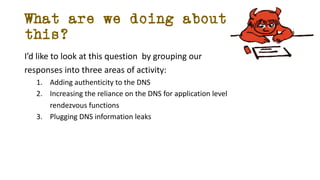 RIPE 82: DNS Evolution | PPT