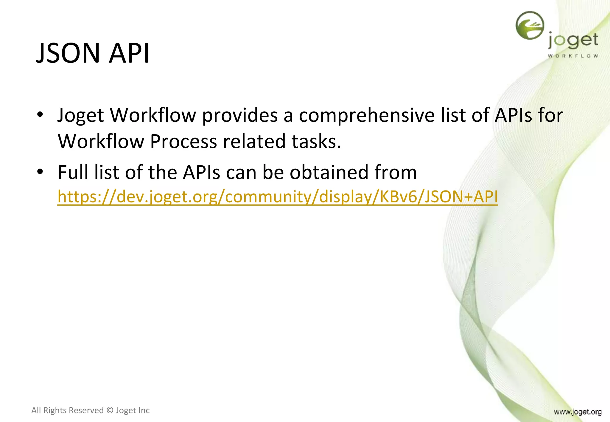 Joget Workflow v6 Training Slides - 18 - Integrating with External System | PPTX