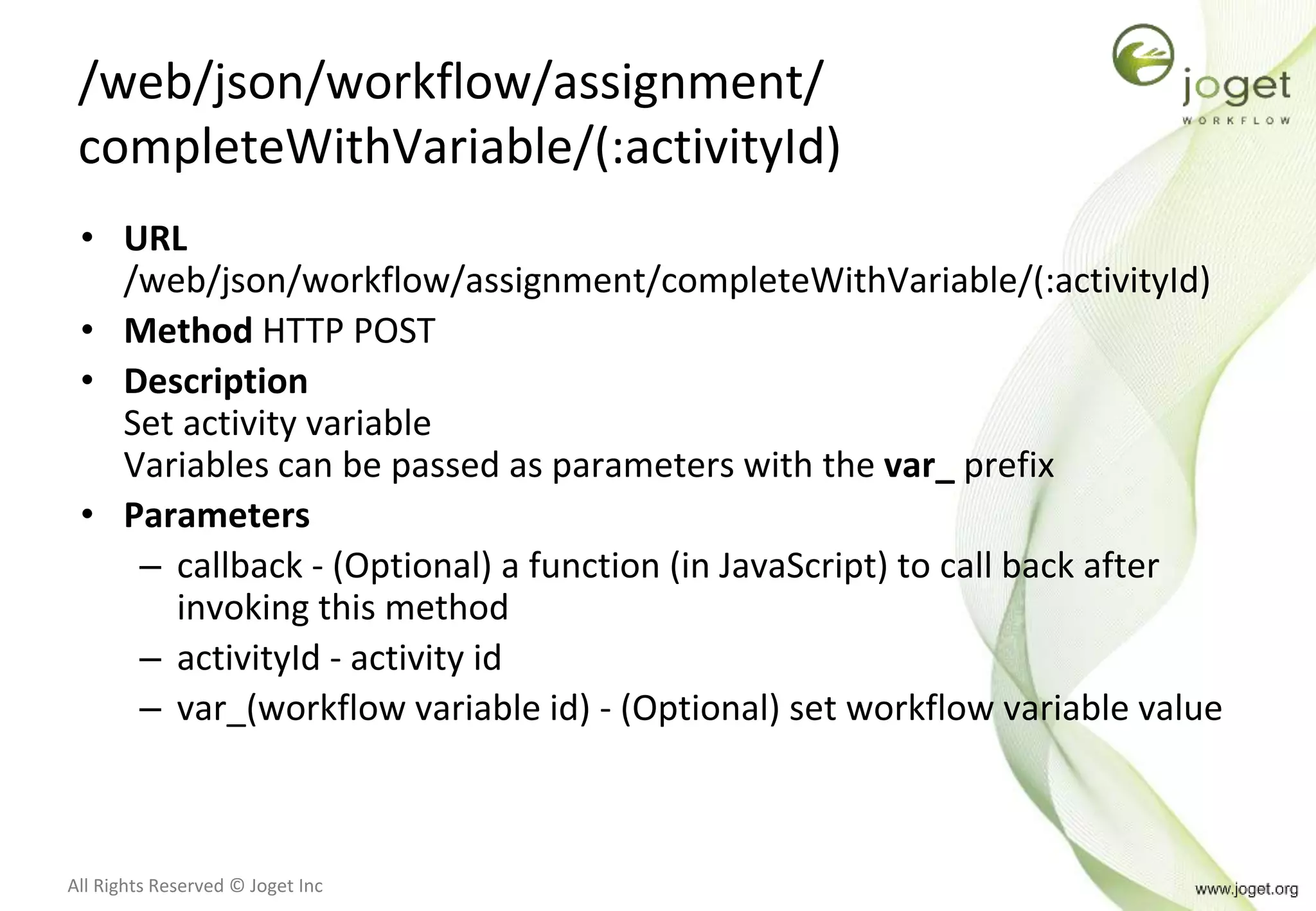 Joget Workflow v6 Training Slides - 18 - Integrating with External System | PPTX