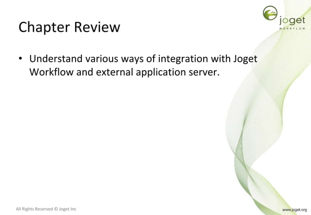 Joget Workflow v6 Training Slides - 18 - Integrating with External System | PPTX
