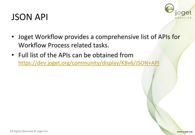 Joget Workflow v6 Training Slides - 18 - Integrating with External System | PPTX