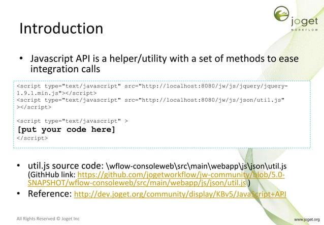 Joget Workflow v6 Training Slides - 18 - Integrating with External System | PPTX
