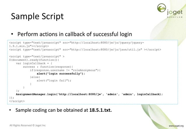 Joget Workflow v6 Training Slides - 18 - Integrating with External System | PPTX