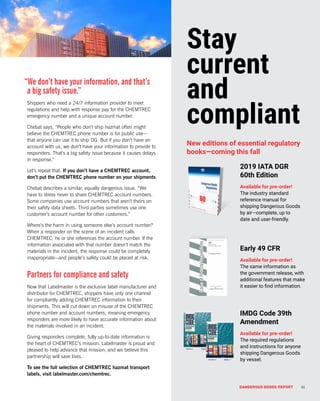 Dangerous Goods Report, Volume 10—The Total Value of Compliance | PDF
