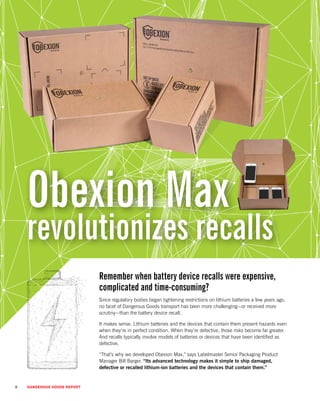 Dangerous Goods Report, Volume 10—The Total Value of Compliance | PDF