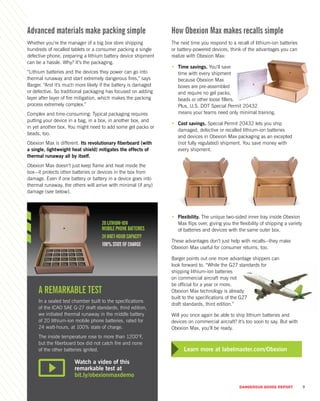 Dangerous Goods Report, Volume 10—The Total Value of Compliance | PDF