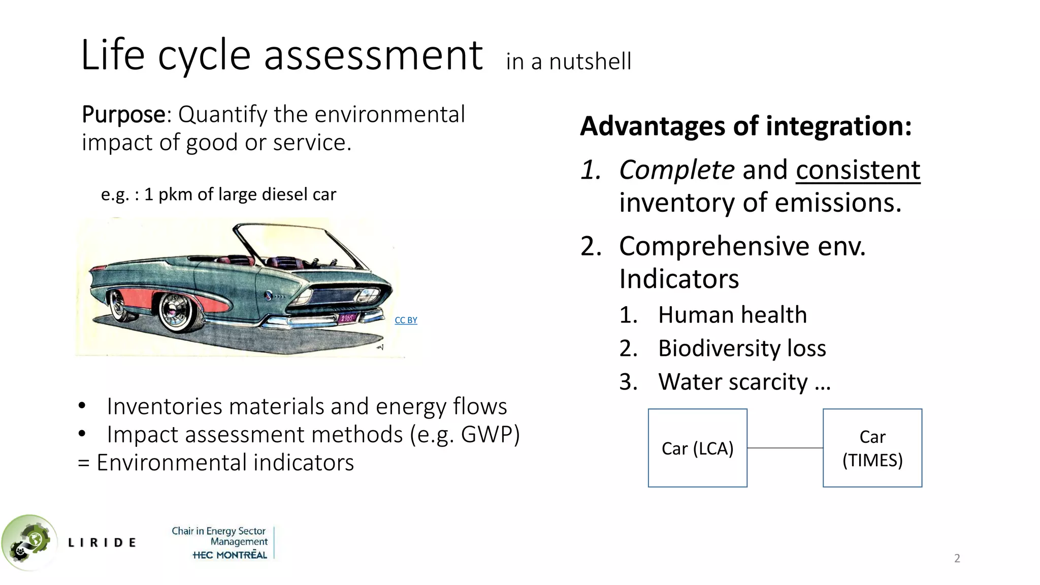 Integrating TIMES and life cycle assessment models | PDF
