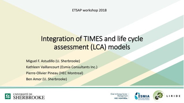 Integrating TIMES and life cycle assessment models | PDF | Environment | Science