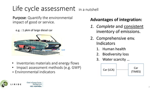 Integrating TIMES and life cycle assessment models | PDF | Environment | Science