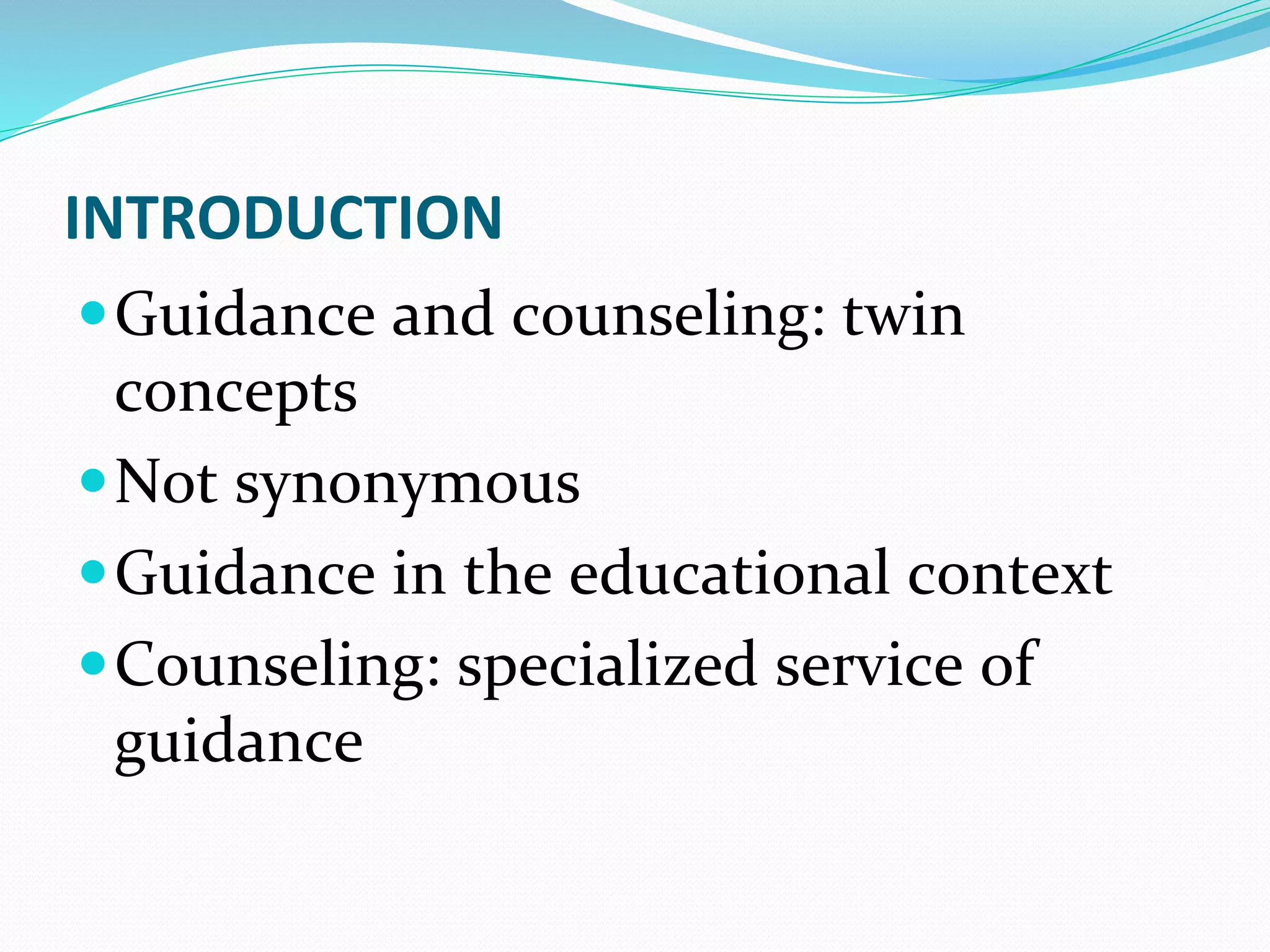 Functions & Scope of Guidance & Counselling | PPT