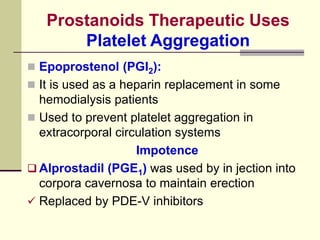 Prostaglandins by dr. s.k.p - their classification | PPT