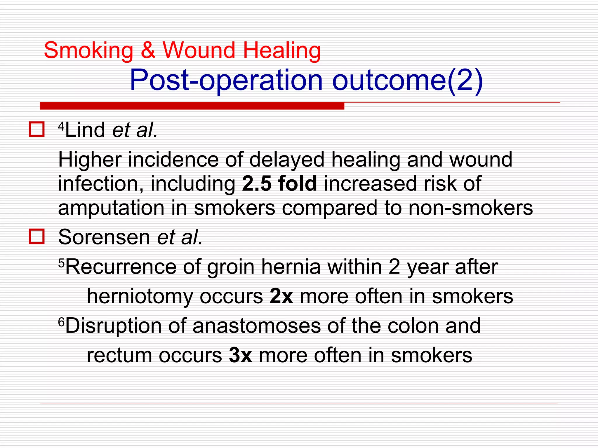 18. Smoking And Wound Healing | PPT