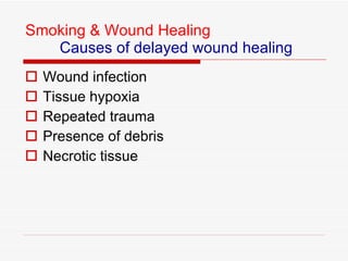 18. Smoking And Wound Healing | PPT